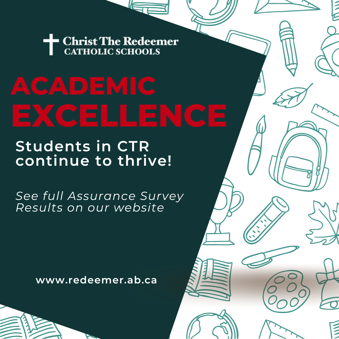 Students continue to thrive in CTR - Christ The Redeemer Catholic Schools